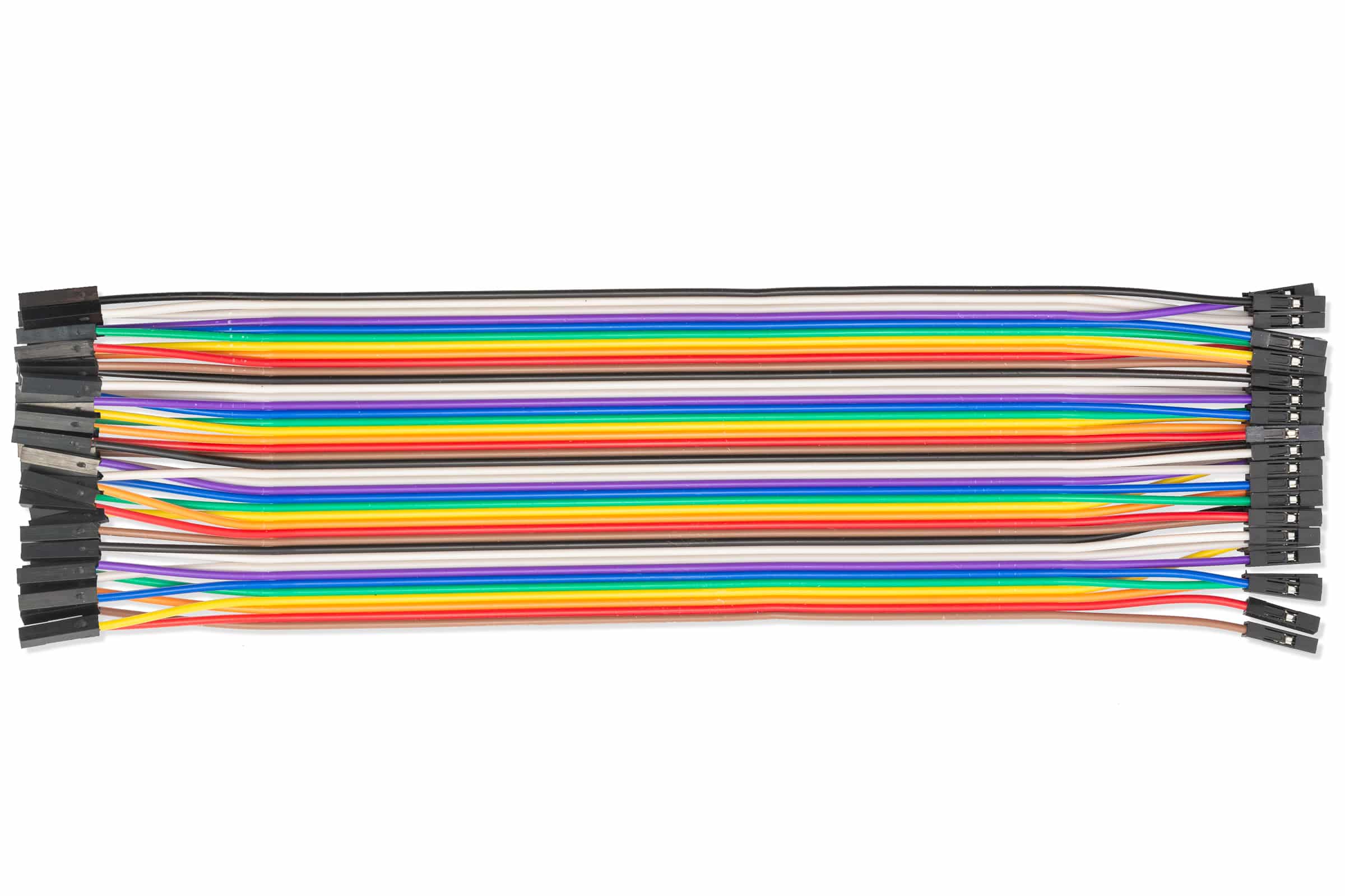 Set of Female-Female Cables, 40 Pieces – Soldered Electronics