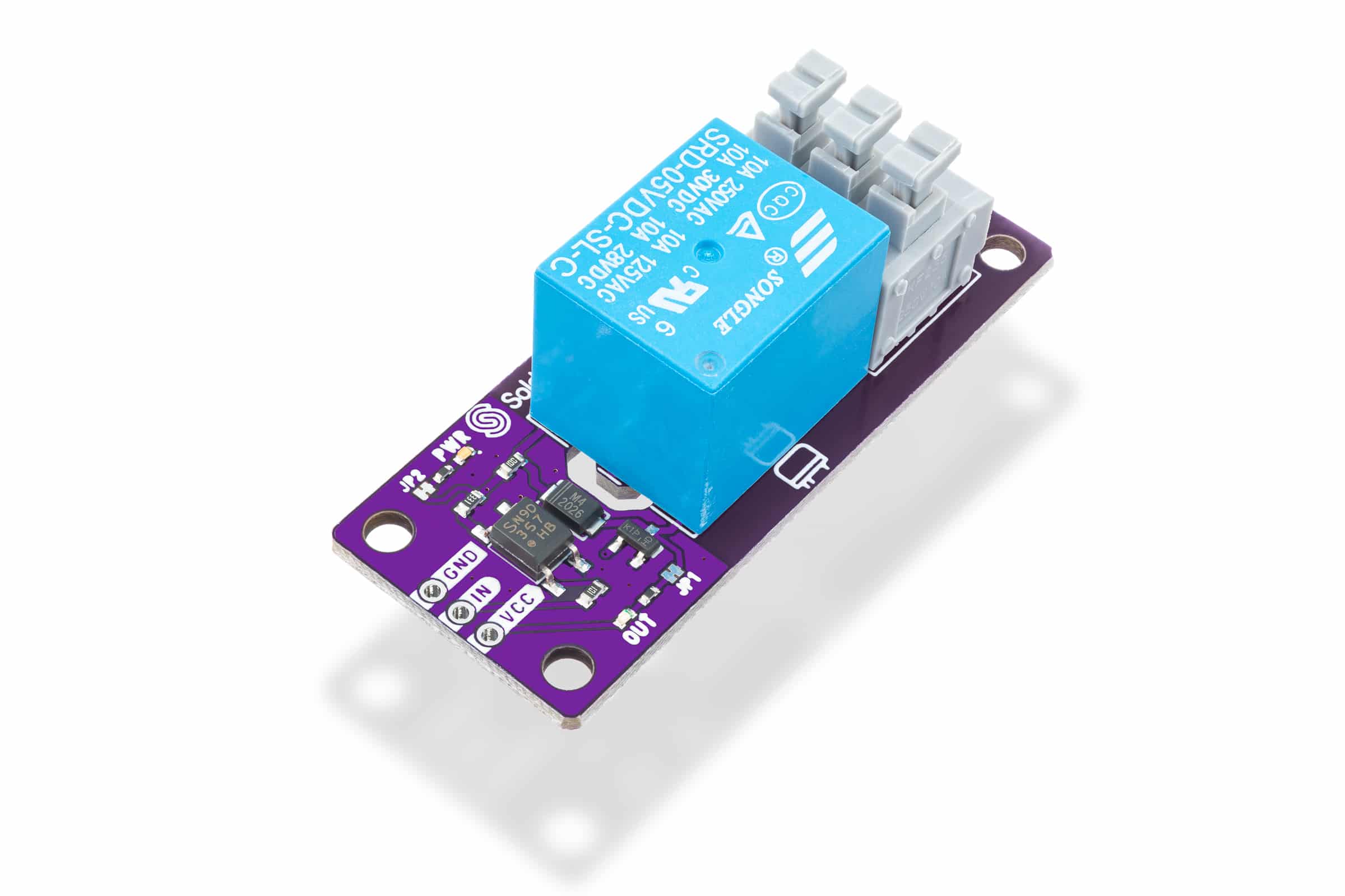 1-Channel Relay Board – Soldered Electronics